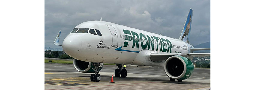 Línea aérea Frontier inició operaciones hacia Costa Rica desde Florida ...