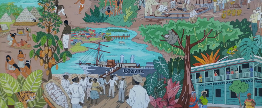 Primer mural de “realidad aumentada” sorprende co historia del Caribe ...